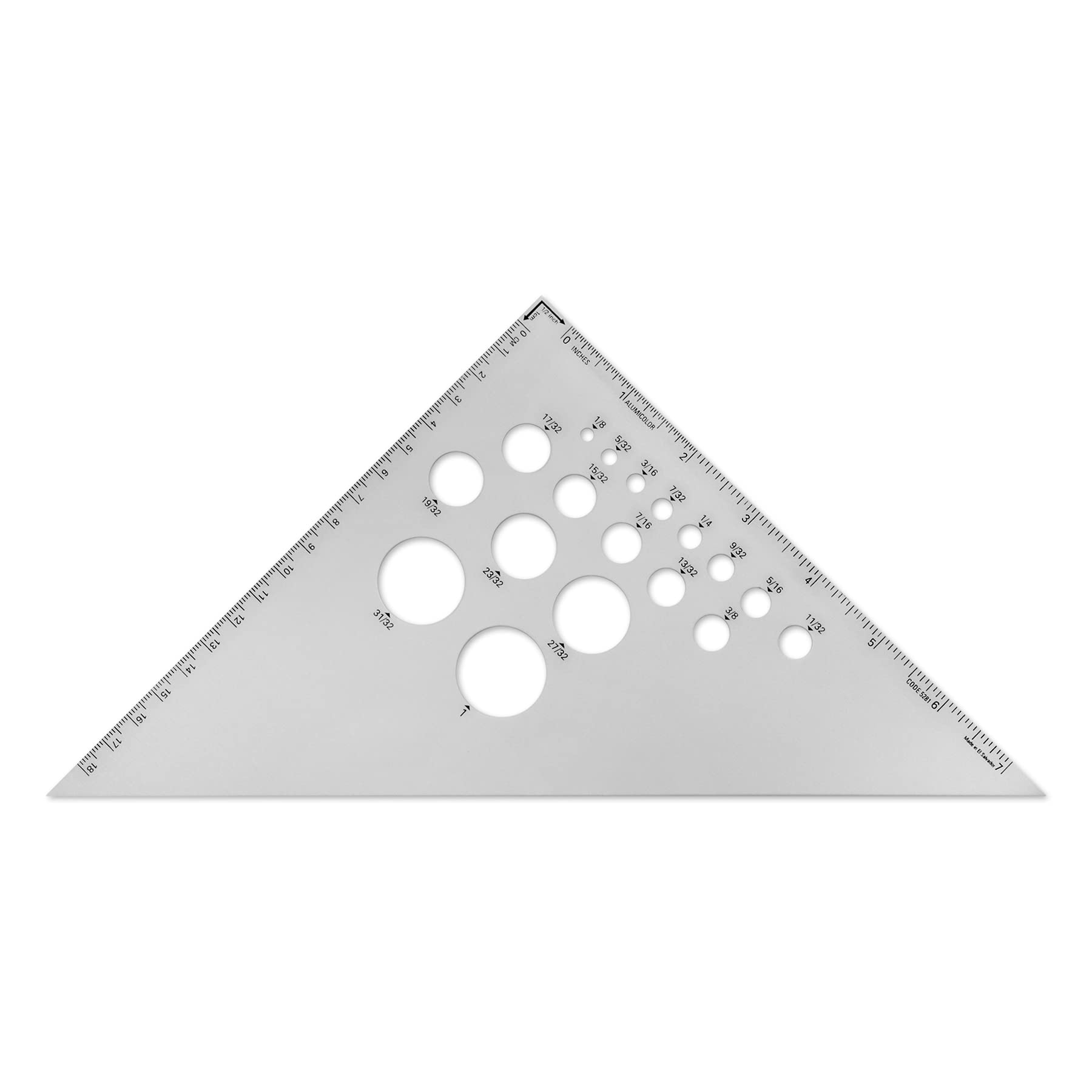 Mua Alumicolor Aluminum 8 Inch Calibrated Drafting Triangle, 45/90 ...