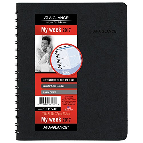 AT A GLANCE Weekly Appointment Book Planner 2017 The Action Planner AT A GLANCE Weekly Appointment Book Planner 2017 The Action Planner
