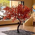Amazon.com: Realistic Large Japanese Red Maple Artificial Tree for ...