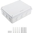 LeMotech Junction Box, ABS Plastic IP65 Waterproof and Dustproof ...