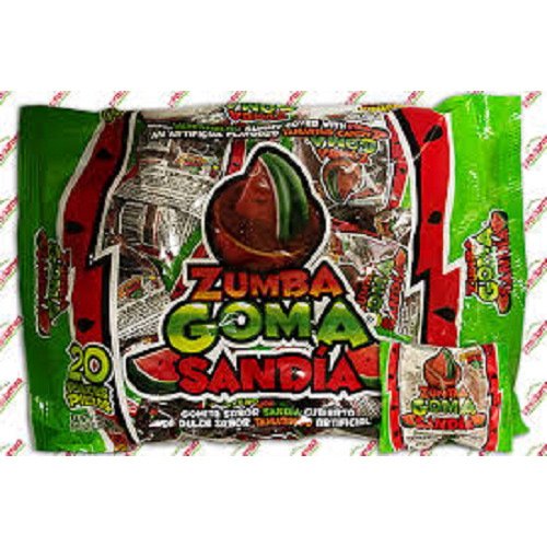 Amazon.com : Zumba Goma Mango & Tamarind Mexican Candy Gummies 20 pcs ...