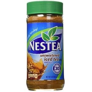 Amazon.com : Nestea UnSweetened Iced Tea Mix Jar/Nestea Instant Tea 85g ...