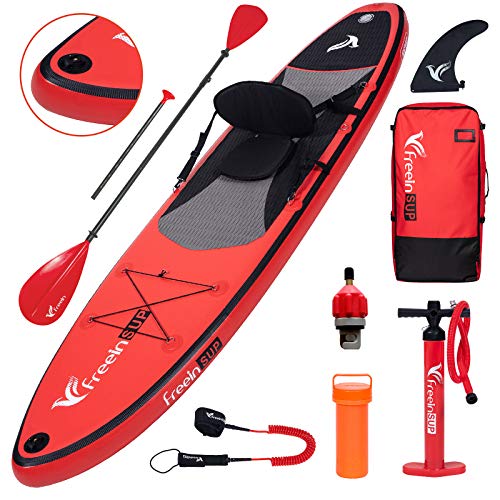 Freein Stand Up Paddle Board Inflatable SUP 10'/10'6 Long with Kayak ...