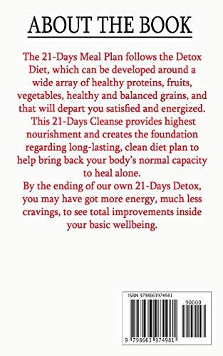 CLEANSE TO HEAL MEAL PLAN: 21 Days Healthy Meal Plan to Detox your ...