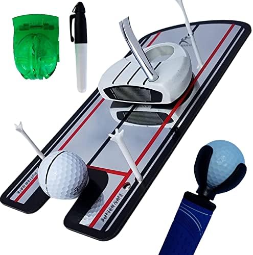 Putting Alignment Mirror Kit, Golf Putting Aid, Includes Tees, Ball ...
