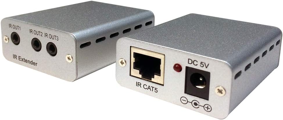 Amazon.com: IR Remote Over Cat5 Cat6 Repeater Extender Kit - Control 5 ...