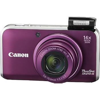 Amazon.com : Canon PowerShot SX210IS 14.1 MP Digital Camera with 14x Wide Angle Optical Image ...