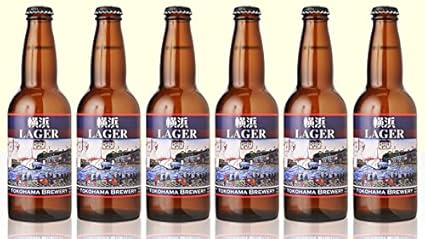 Amazon.co.jp： 横浜ビール ラガー 330ml (6本セット): 食品・飲料・お酒