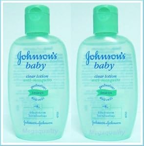 2 x 100 ml. JOHNSON'S JOHNSON CLEAR BABY LOTION ANTI MOSQUITO REPELLENT ...