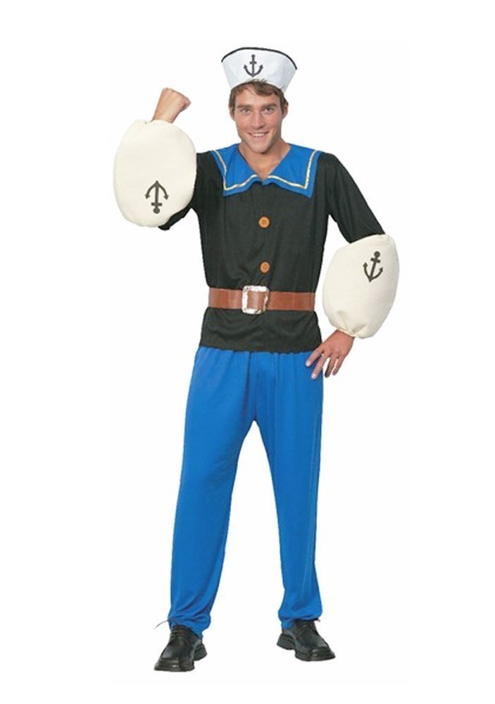 Sailor Man Men's Fancy Dress Costume One Size: Amazon.co.uk: Toys & Games