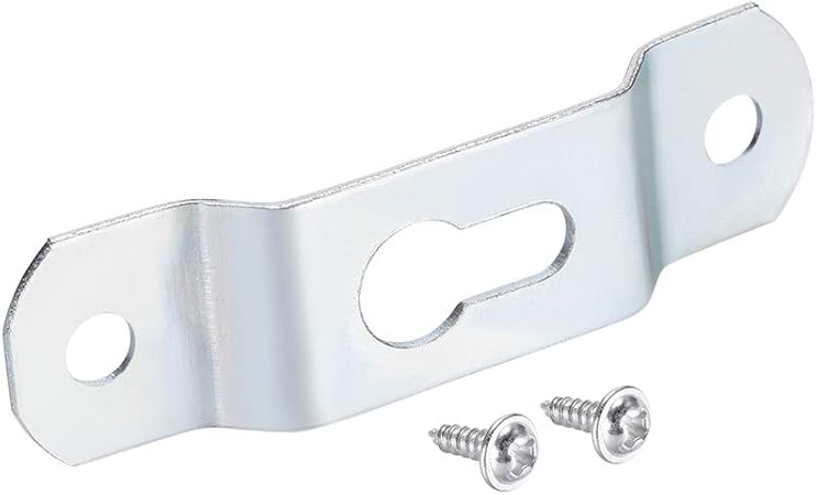 uxcell Keyhole Hanging Plate, 49mm x 13mm Single Hole Hook for Picture ...