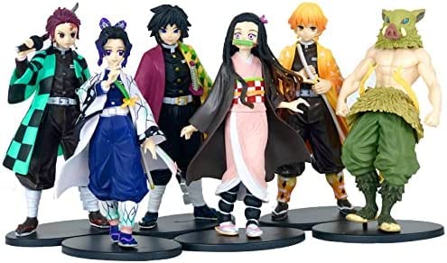 Mua 6 Piece Set of Demon Slayer Figures, 6.3 Inch Demon Slayer Toy ...