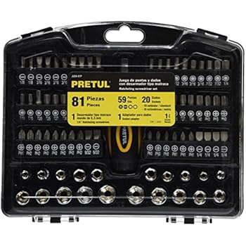 Pretul JUDA-81P, Juego de herramienta, 81 piezas: Amazon.com.mx ...