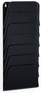 Amazon.com : Set of 2 - Folder Wall Rack, 7 Pockets, Letter/Legal Size ...