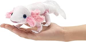 Folkmanis Puppets Axolotl Finger Puppet, White, Pink, 1 Ea : Amazon.ca ...
