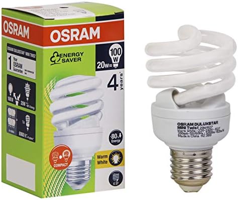 Osram Spiral 20 Watts E27 ESL Bulb price in UAE | Amazon UAE | kanbkam