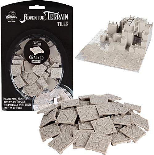 Monster Adventure Terrain- 50pc Cracked Style Tile Expansion Pack ...