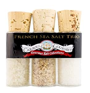 Amazon.com : The French Sea Salt Mini Trio Sampler Set - Fleur de Sel ...