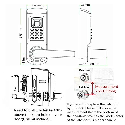 HARFO HL22 Keyless Keypad Door Lock with-HL22