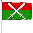 Amazon.com : Fyon Kachin State as Shown in FOTW Project flag Indoor and ...