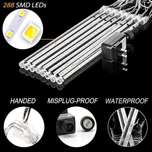 OMGAI LED Meteor Shower Rain Lights - Waterproof Drop Icicle Snow ...
