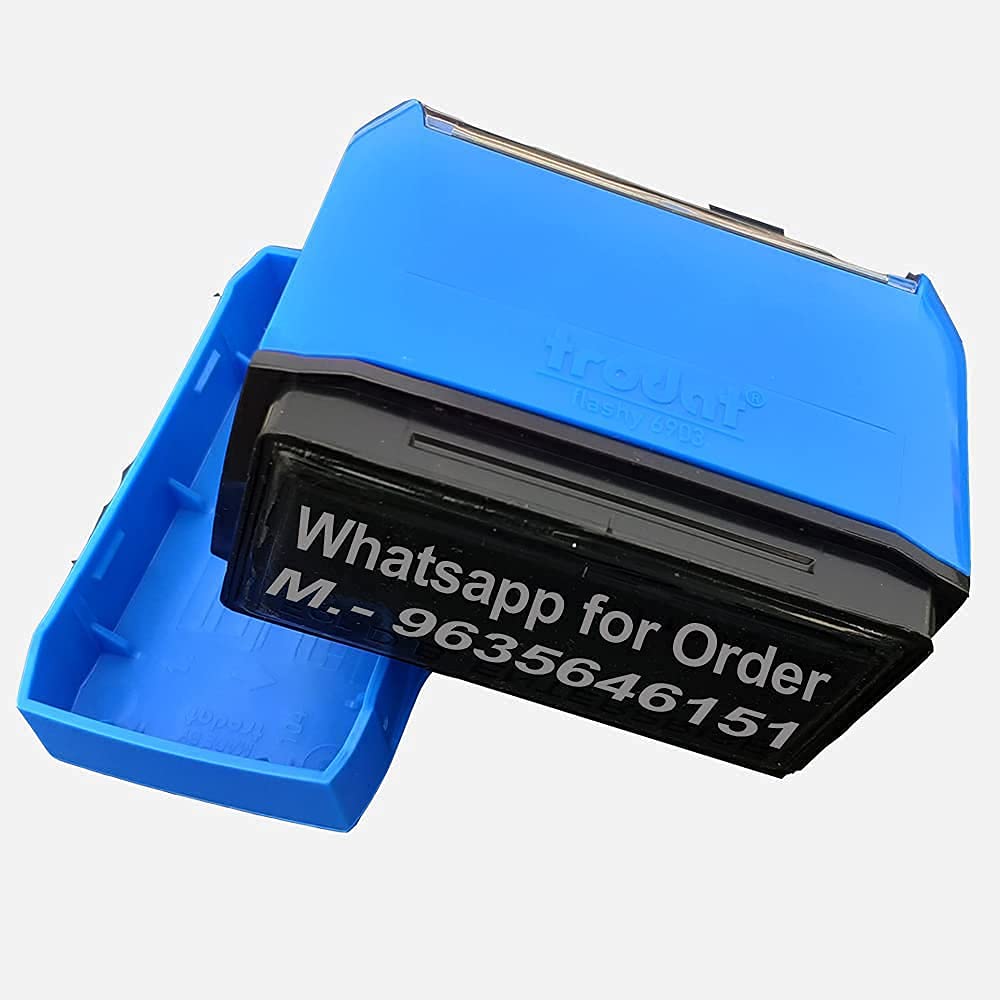 Trodat Flashy All Size Best self Inking Rubber Stamp with Your own ...