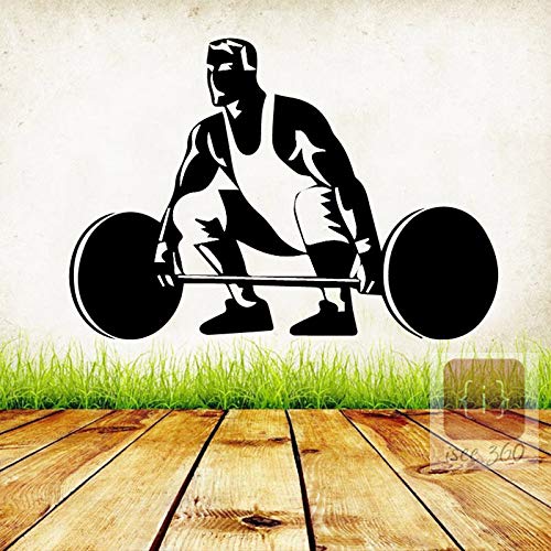 Buy ISEE 360® Gym Stickers for Wall Large Size Dumbbell Lifting Sticker ...