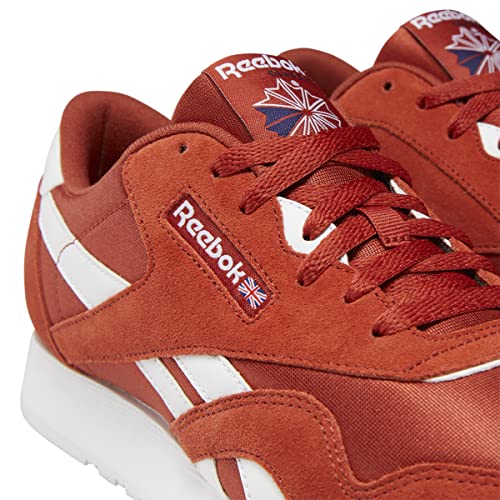 Reebok Men's Classic Nylon Running Shoe Mason Red/white Size 3.0 Uk3l ...