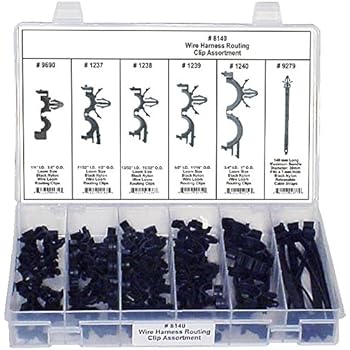 Amazon.com: 54 x Wiring Harness Wire Loom Routing Clips Assortment ...