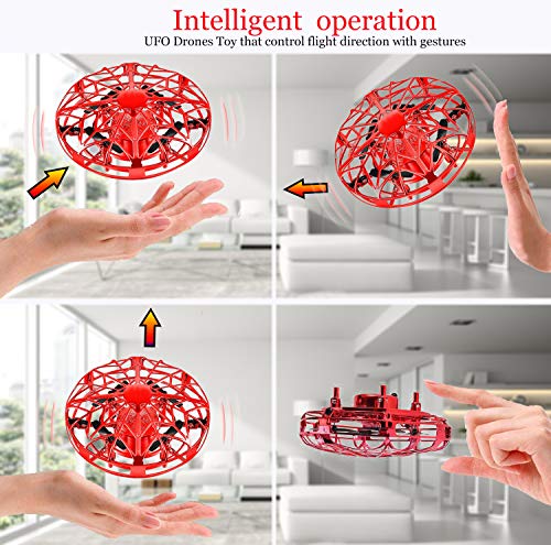 UFO Flying Toy for Kids, Mini Drone with Intelligent Induction, Hand ...