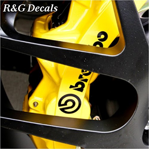 R&G HIGH TEMP Brembo Brake Caliper Decals Sticker Set of 4 Decals ...
