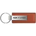Amazon.com: AU-TOMOTIVE GOLD Rectangular Leather Key Chain for Ford F ...