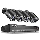 Amazon.com : SANNCE 1080P 8CH Security Camera System and (4) 1080P ...