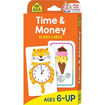 School Zone Time and Money Flash Cards - Ages 6 and Philippines | Ubuy