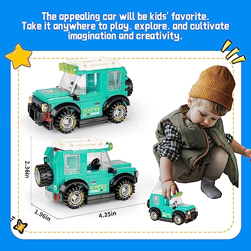 SUNHABI Desert Party with Camping Car Toy Building Sets City Sets for 5 ...