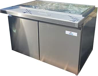 Amazon.com: Commercial Refrigerated Sandwich Prep Table 2-door 48 ...