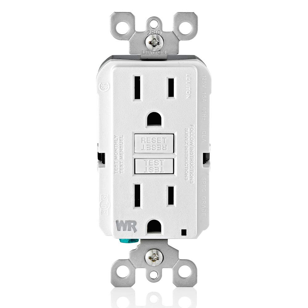 Mua GFCI Weather-Resistant Outlet, 15 Amp, Self Test, Non Tamper ...