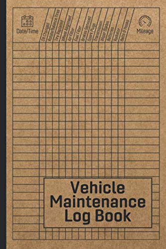 Vehicle Maintenance Log Book: Car Repair Journal / Automotive Service ...