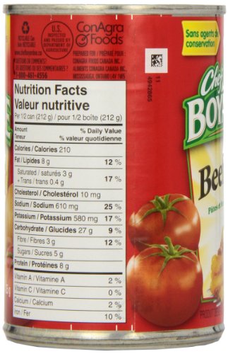 Chef Boyardee Beefaroni, 15-Ounce (Pack of 24) Food, Beverages Tobacco ...