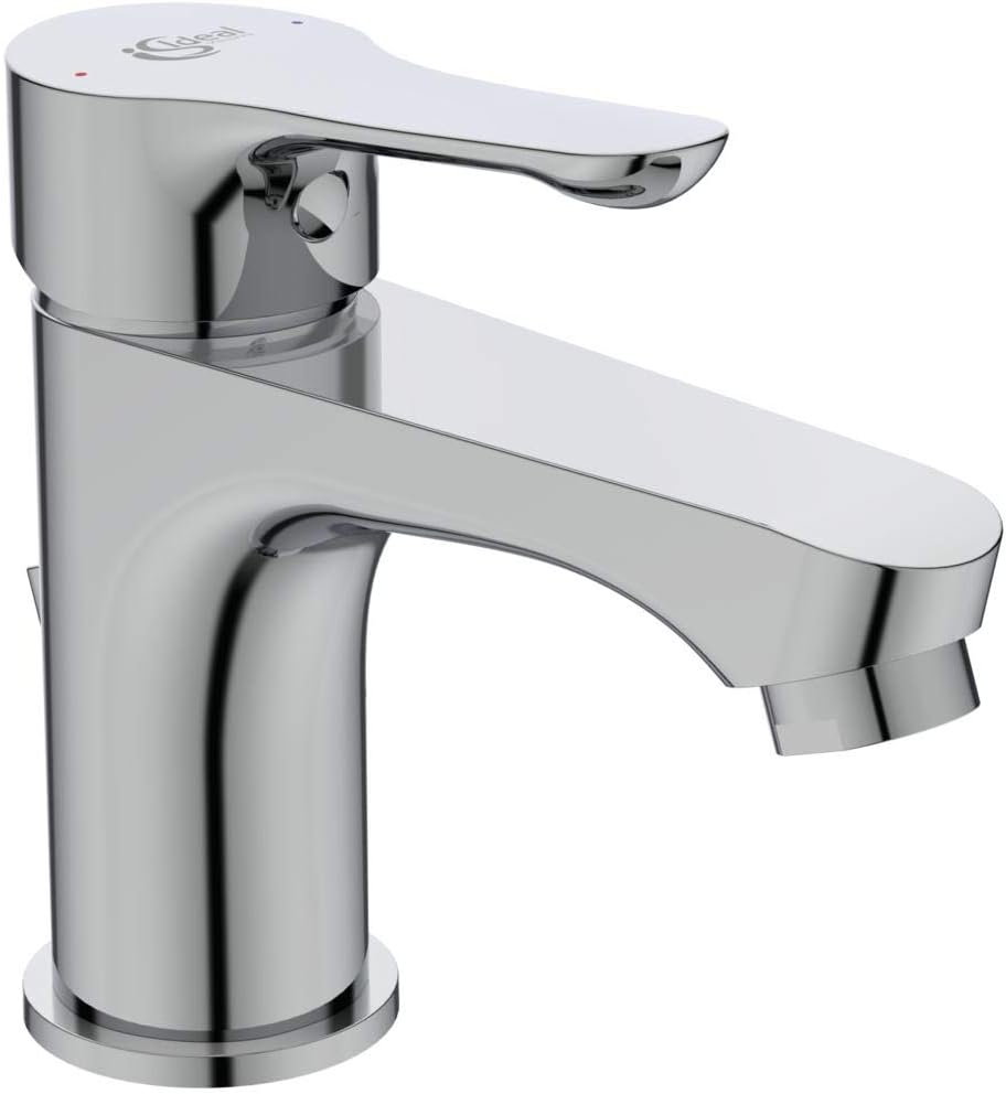Ideal Standard BC647AA Alpha Basin Mixer Tap with Metal Waste Chrome ...