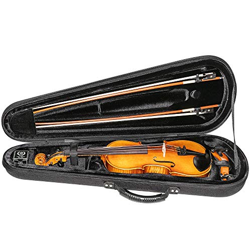MI&VI Durable Hard-Shell Violin Travel Case 4/4 (Full Size) With Soft ...