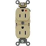 Leviton 5362-IG 20-Amp, 125 Volt, Industrial Series Heavy Duty ...