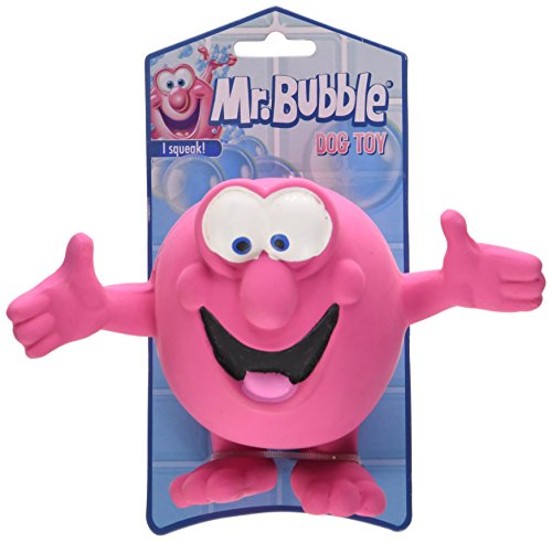Multipet Officially Licensed Mr. Bubble Latex Dog Toy, 5-Inch - Want It All