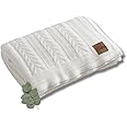 Amazon.com: Dalisa 100% Tencel™ Premium Knit Throw Blanket 50x60 Inches Warm White - Oeko-Tex ...