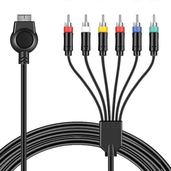 URWOOW PS3 Component AV Cable Premium High Resolution HDTV Component ...