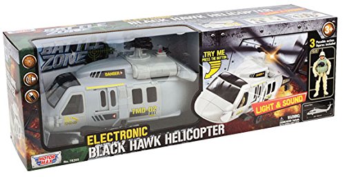Black Hawk Helicopter Playset (24"Long) Toys Games Toys Vehicles Toy ...