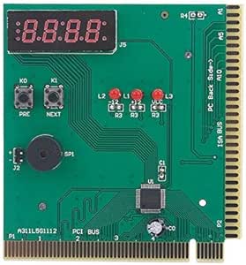 Amazon.com: PC Motherboard Diagnostic Card 4-Digit PCI & ISA Analyser ...