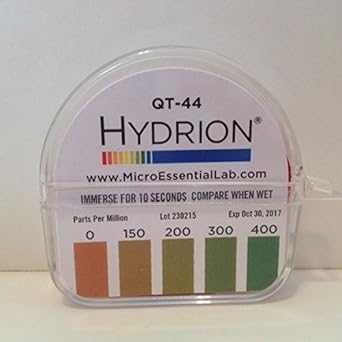 Hydrion QT-44 Quaternary Test Paper: Amazon.com: Industrial & Scientific