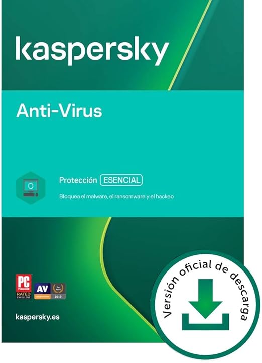 Kaspersky Anti-Virus 2021 | 1 PC | 1 Año | PC | Código de activación vía correo electrónico ...
