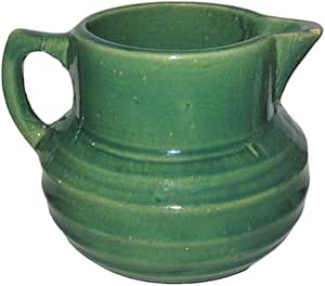 Amazon.com | Vintage McCoy Pottery Green 5 1/2 x 6 1/2 Inch Juice Water ...